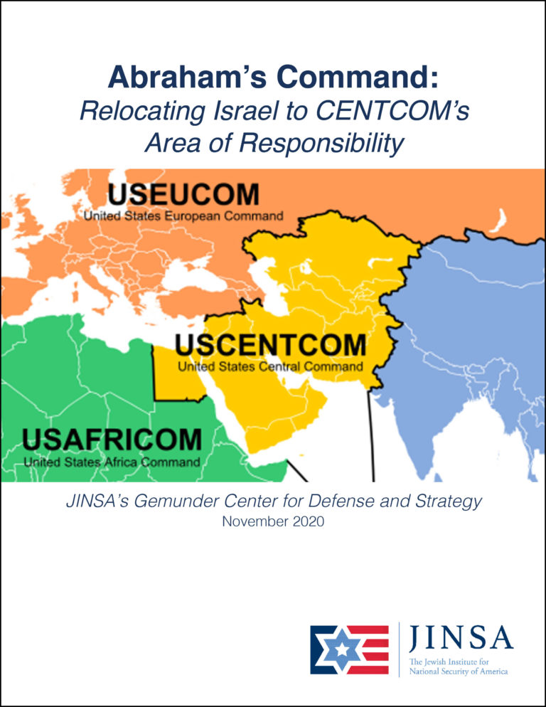 Abraham’s Command: Relocating Israel to CENTCOM’s Area of ...