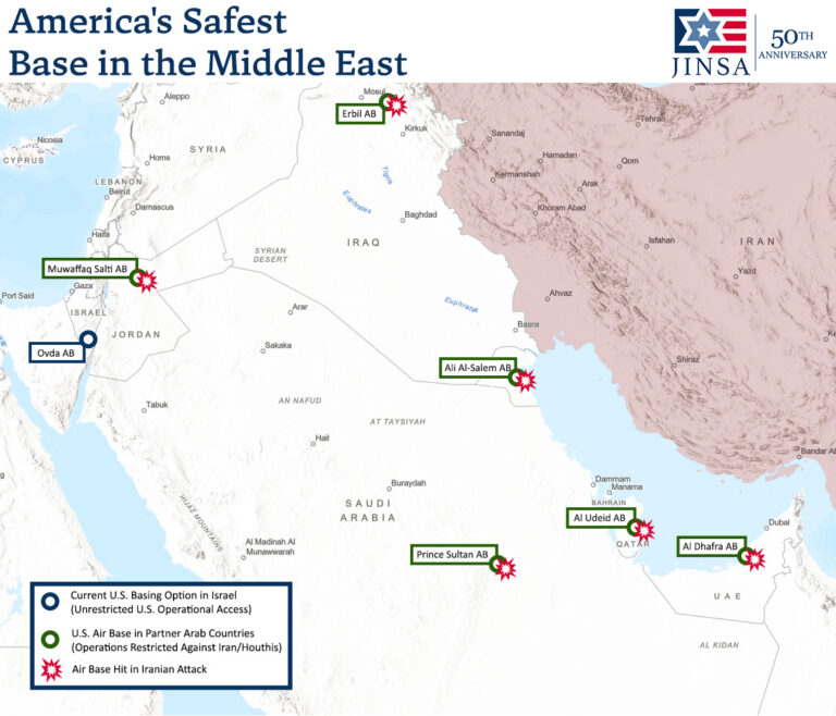 Strengthening U.S. Force Posture at Israeli Bases - JINSA